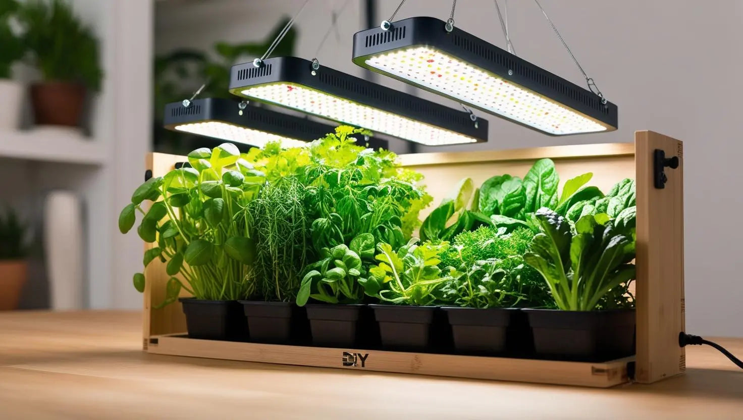 How to Set Up a DIY Indoor Grow Light System for Beginners - Aglexs