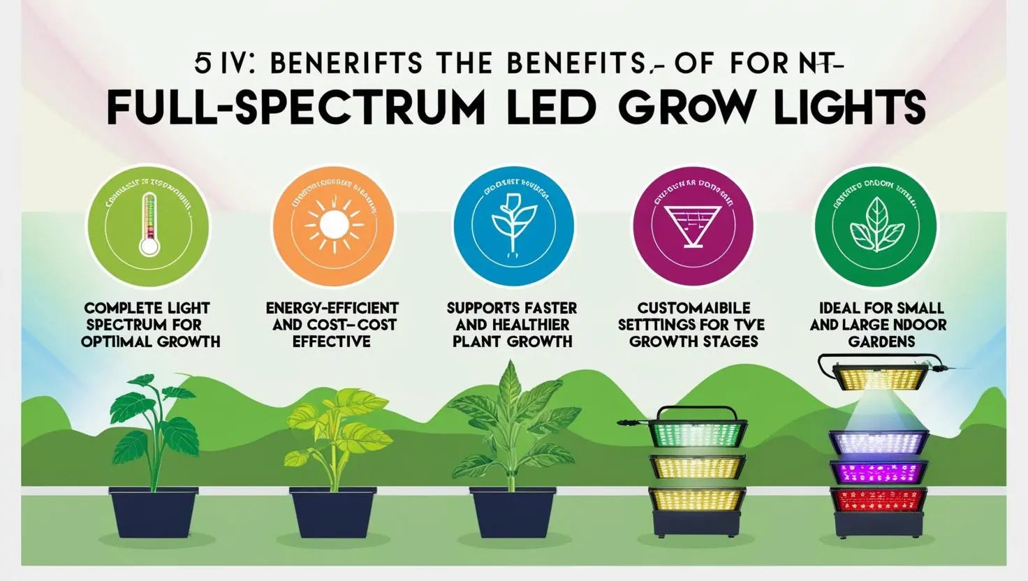 Top 5 Benefits of Using Full-Spectrum LED Grow Lights - Aglexs